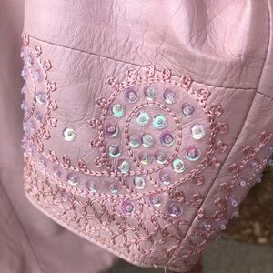 Jackets & Coats | Beautiful Pink Fully Lined Sequined Outfit Tunic Coat ...